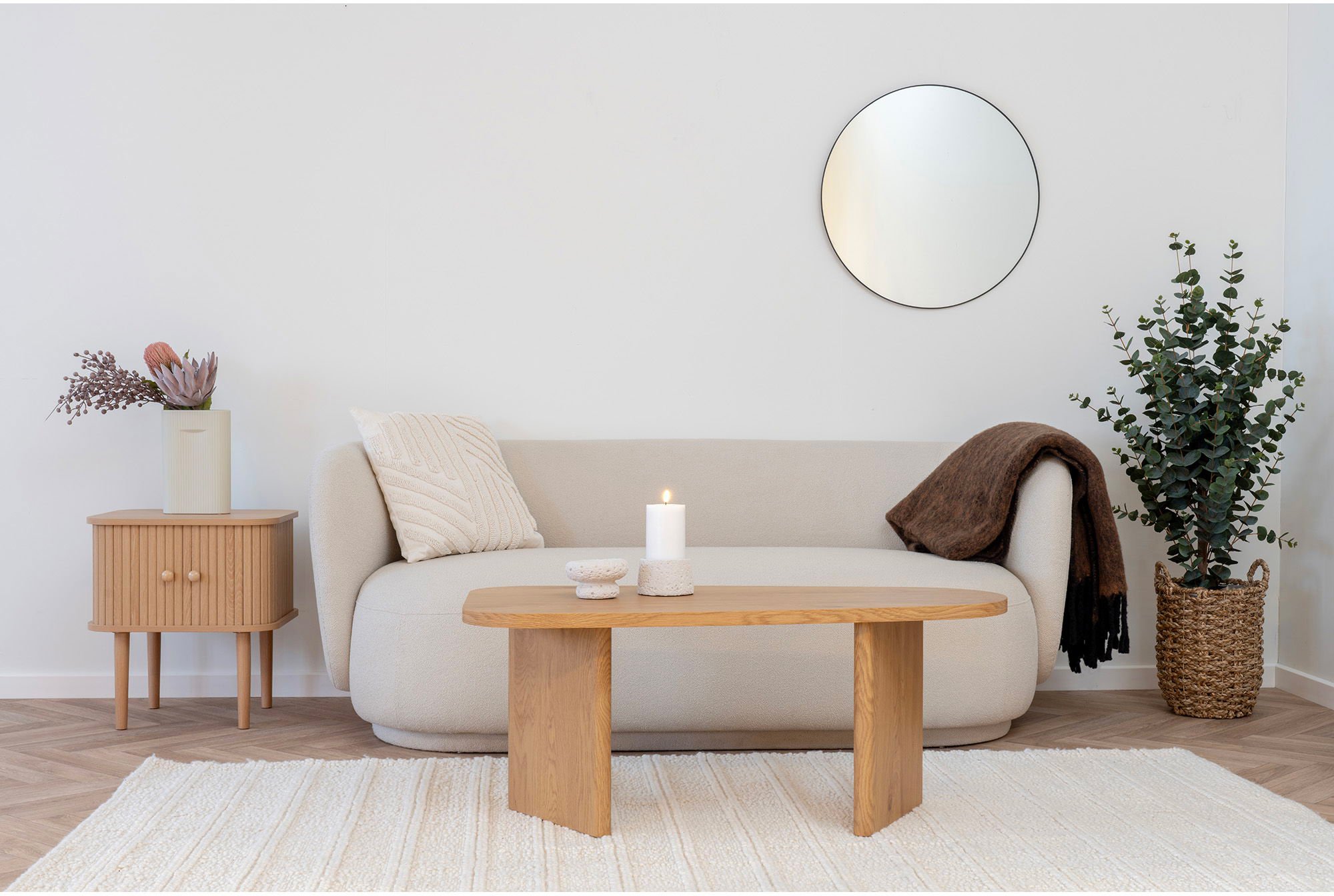 House Nordic Mykonos 2,5-istuttava sohva, beige / Masku.com